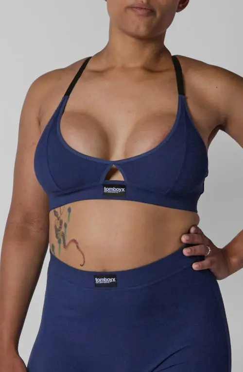 TOMBOYX Lounge Rib Bralette - Future Dusk