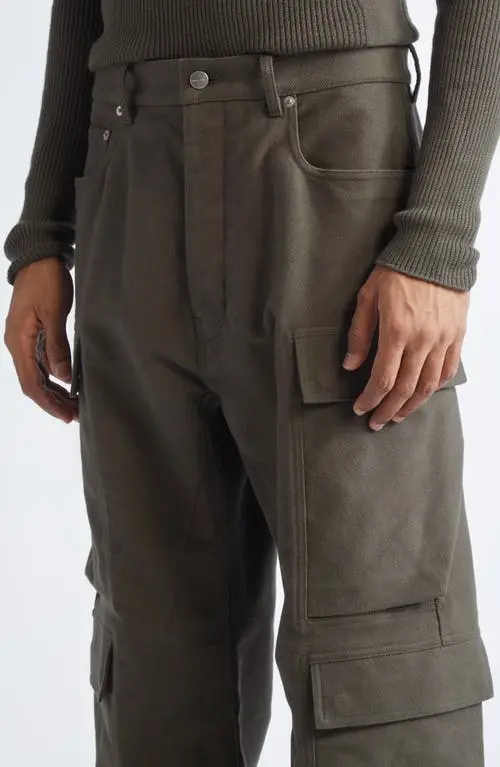 Rick Owens Wide-leg Cargo Jeans - Bosco