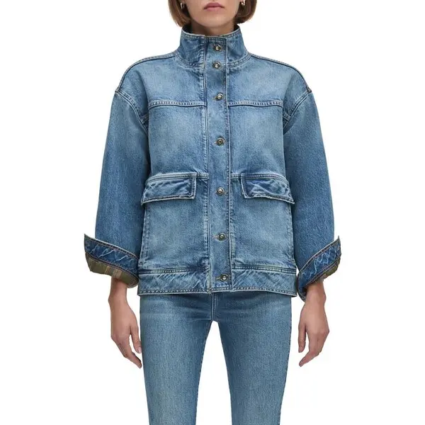 FAVORITE DAUGHTER The Margot Denim Chore Jacket - Beacon