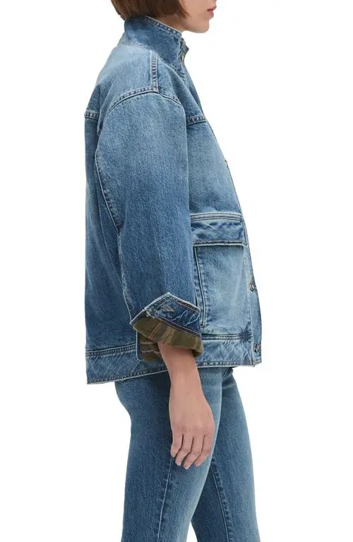 FAVORITE DAUGHTER The Margot Denim Chore Jacket - Beacon