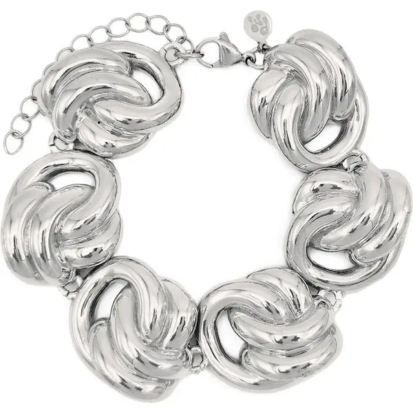 PETIT MOMENTS Miami Chain Bracelet - Silver