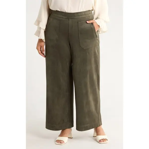 Wit & Wisdom Skyrise Patch Pocket Wide-leg Pants