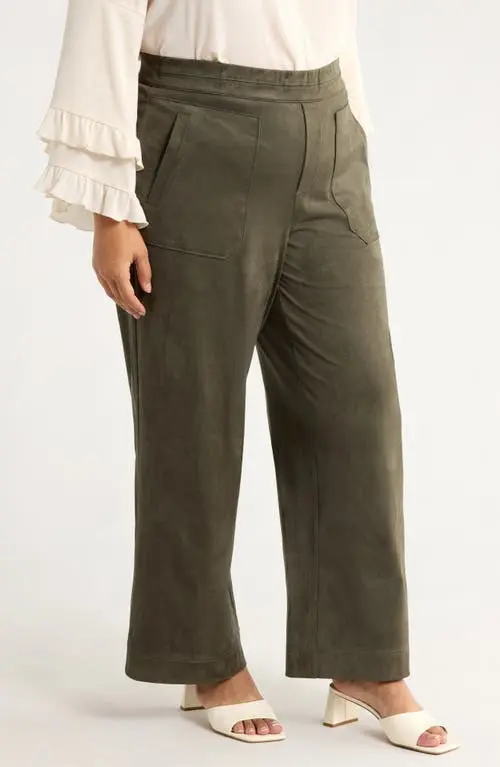 Wit & Wisdom Skyrise Patch Pocket Wide-leg Pants