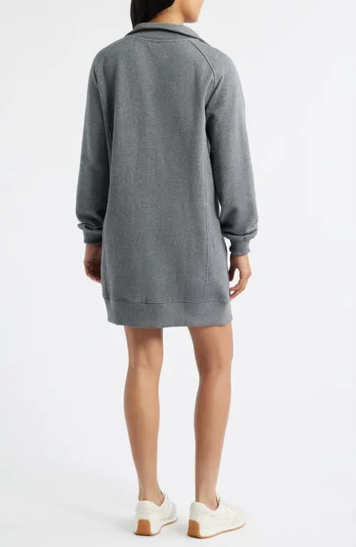 HATLEY Spread Collar Sweatshirt Dress