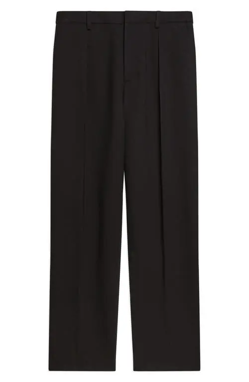 Helmut Lang Zoot Pleat Front Modern Trousers - Black
