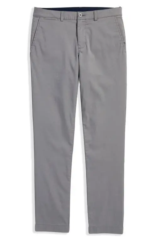 Vineyard Vines Chilmark Flat Front Stretch Chinos - Gray Harbor