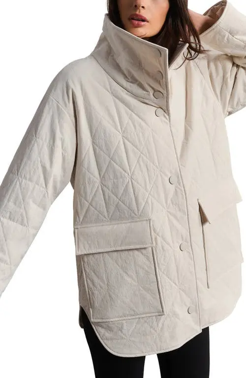 RHONE Monterey Water Repellent Quilted Jacket - Birch