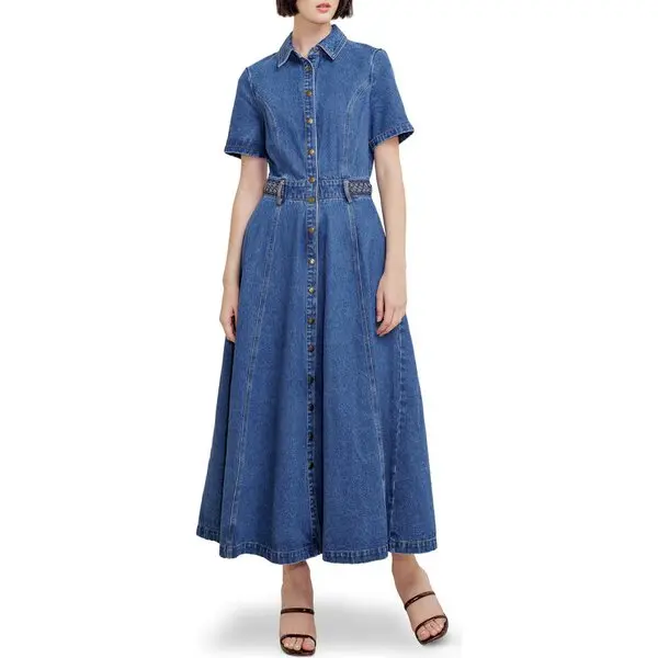 FREEMARKET Denim Maxi Dress