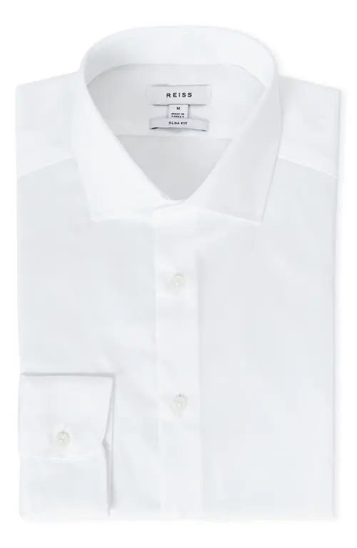 REISS Remote Slim Fit Cotton Button-up Shirt
