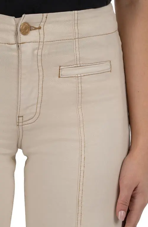 Kut From The Kloth Meg Seamed Wide-leg Ankle Pants