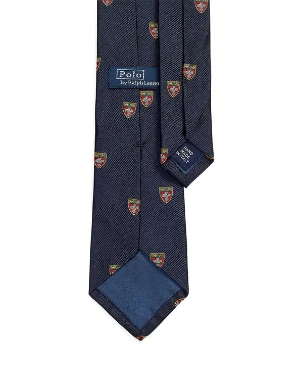 Polo Ralph Lauren Silk Repp Narrow Club Tie - Navy