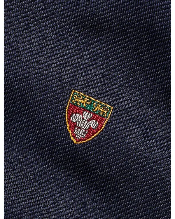 Polo Ralph Lauren Silk Repp Narrow Club Tie - Navy
