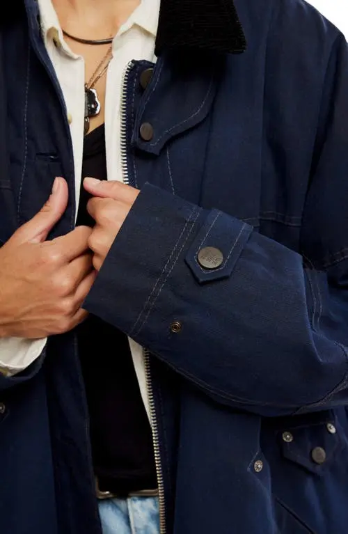 Free People Cori Waxed Cotton Jacket
