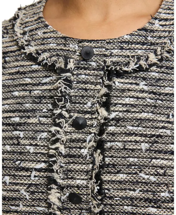 Santorelli Cass Midi Modern Tweed Sheath Dress