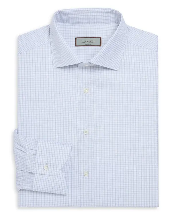 Canali Long Sleeve Button Front Shirt