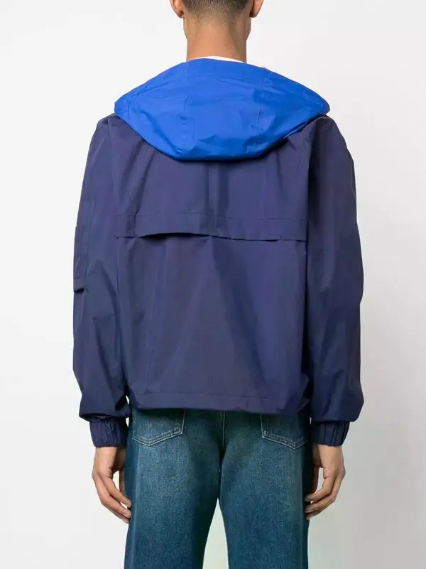 K-WAY Drawstring-hood Zip-up Jacket