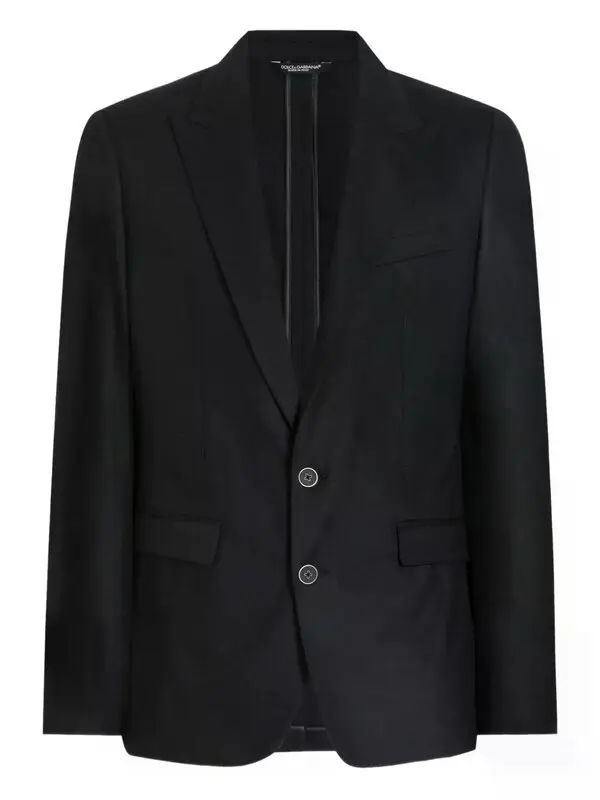 Dolce & Gabbana Single-breasted Blazer - Black