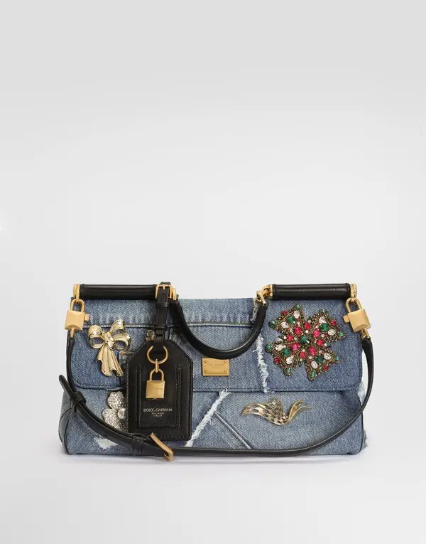 Dolce & Gabbana My Sicily Denim Handbag