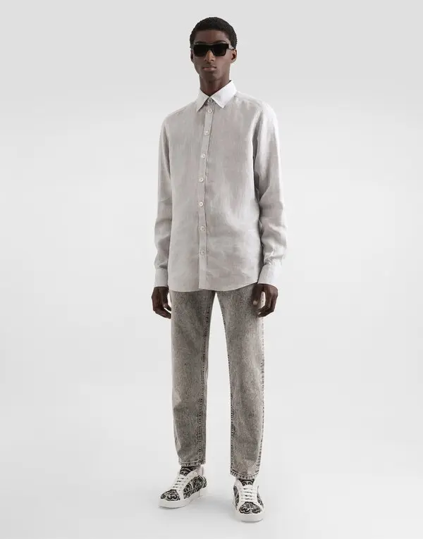 Dolce & Gabbana Regular Fit Cotton Jeans