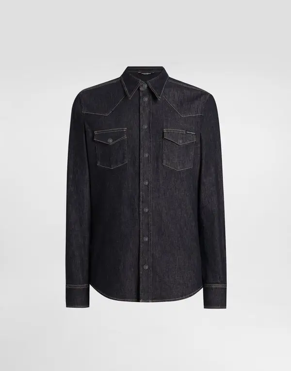 Dolce & Gabbana Stretch Denim Shirt