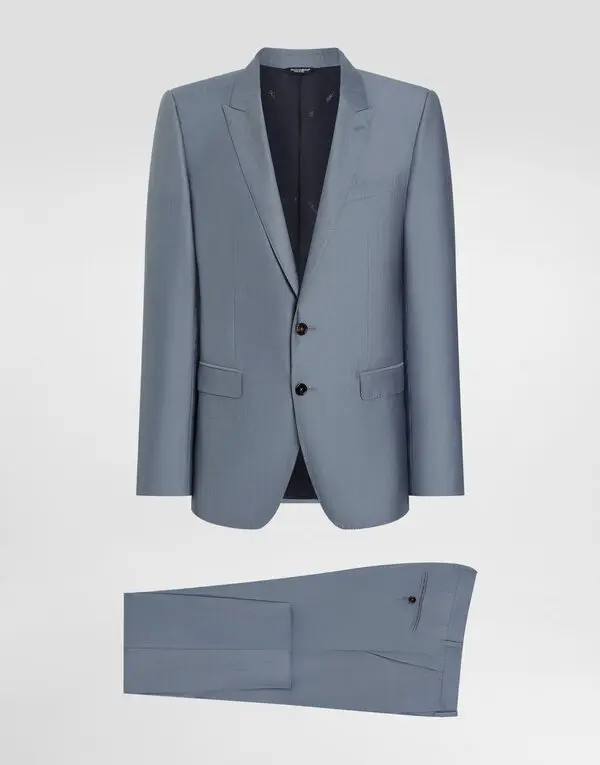Dolce & Gabbana Single-breasted Wool And Silk Suit