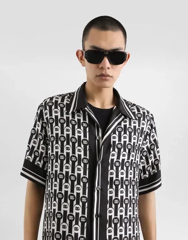 Dolce & Gabbana Hawaii Ed Silk Twill Shirt