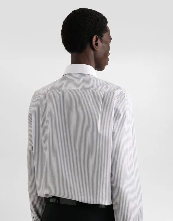 Dolce & Gabbana Striped Poplin Martini Shirt - Multicolor