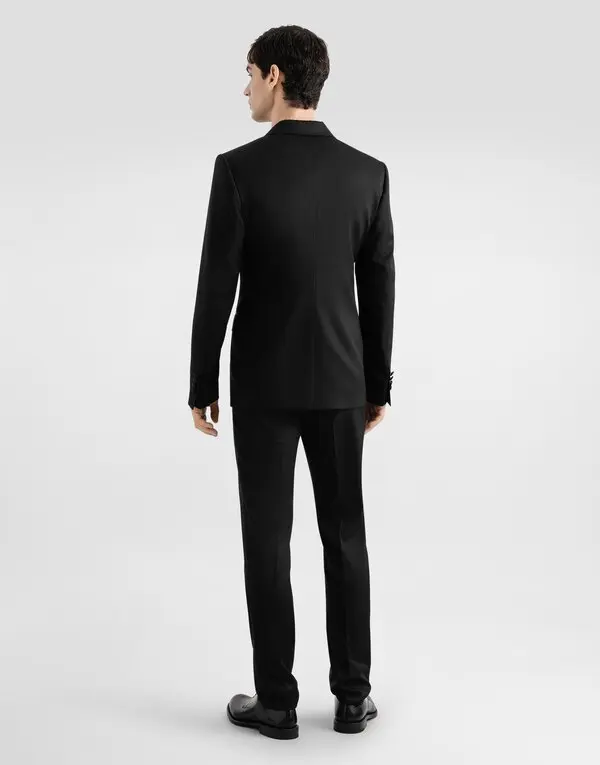 Dolce & Gabbana 3-piece Double-breasted Wool Gabardine Suit