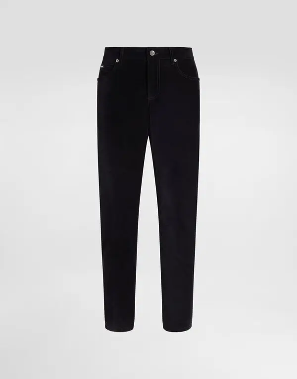 Dolce & Gabbana Cotton And Cashmere Regular Trousers