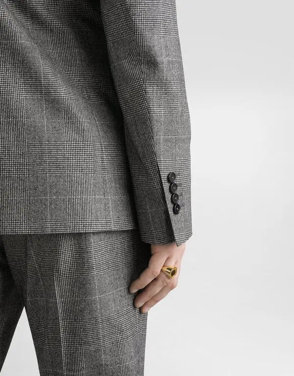 Dolce & Gabbana Single-breasted Glen Plaid Suit - Multicolor