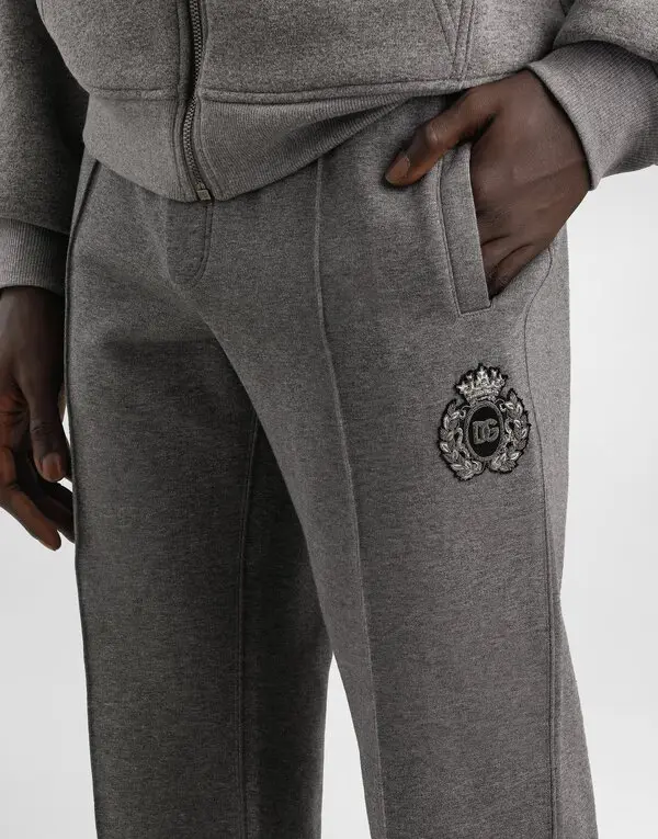 Dolce & Gabbana Jersey Joggers With Patch