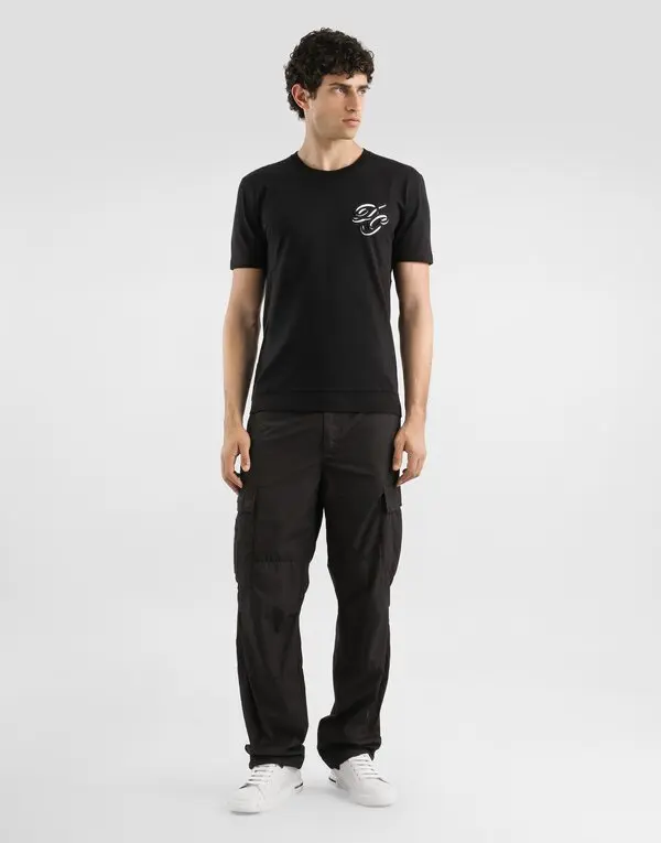 Dolce & Gabbana Cotton T-shirt With Embroidery