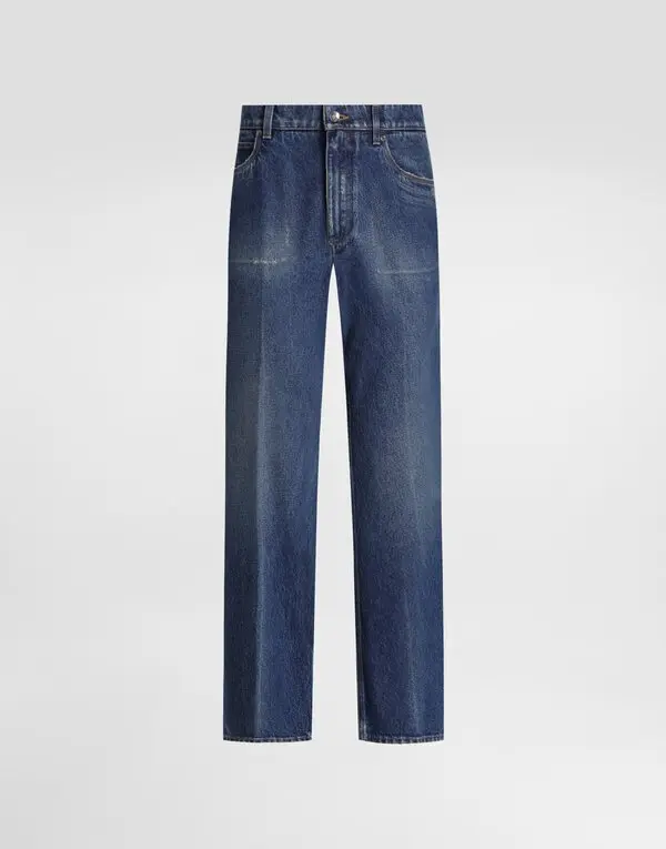 Dolce & Gabbana Cotton Denim Trousers