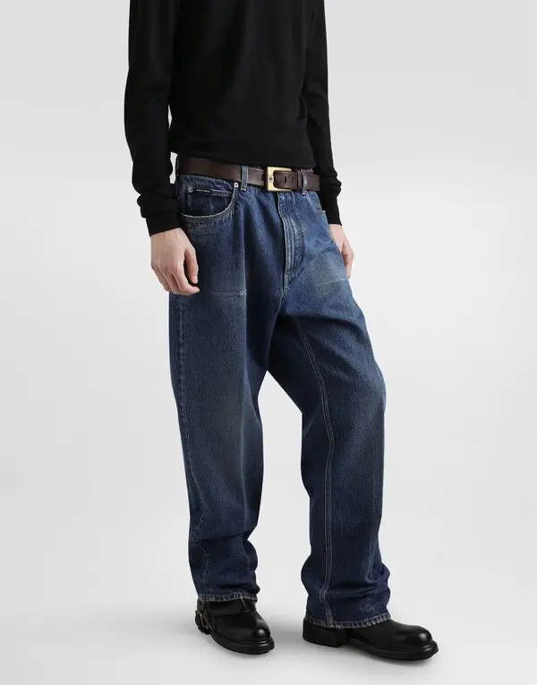 Dolce & Gabbana Cotton Denim Trousers