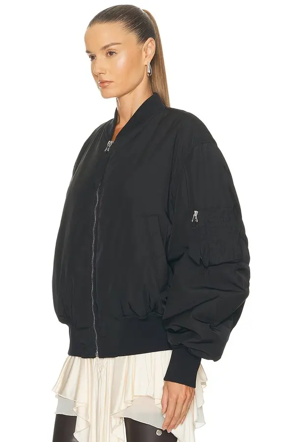 Attico Bomber Jacket - Black