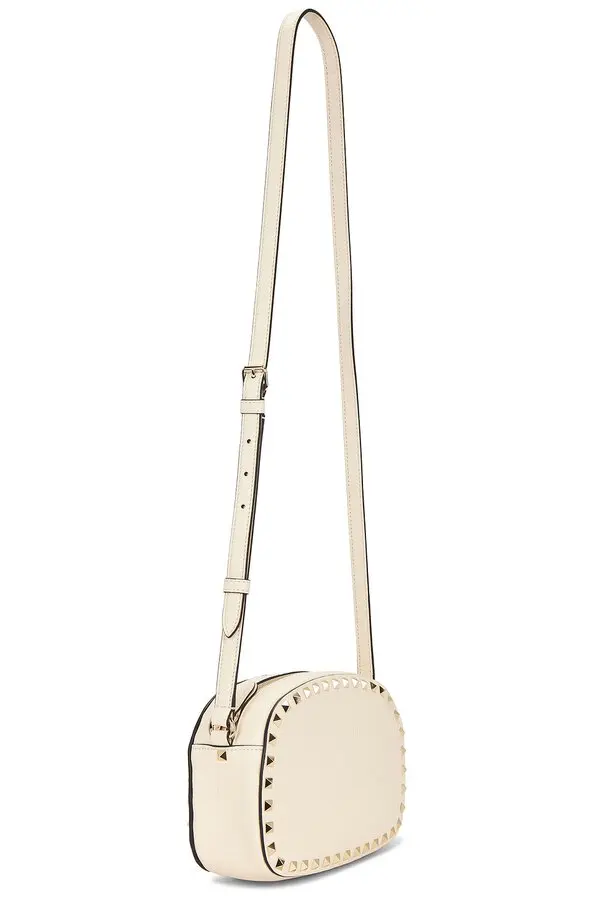Valentino Garavani Rockstud Camera Case Bag - Light Ivory