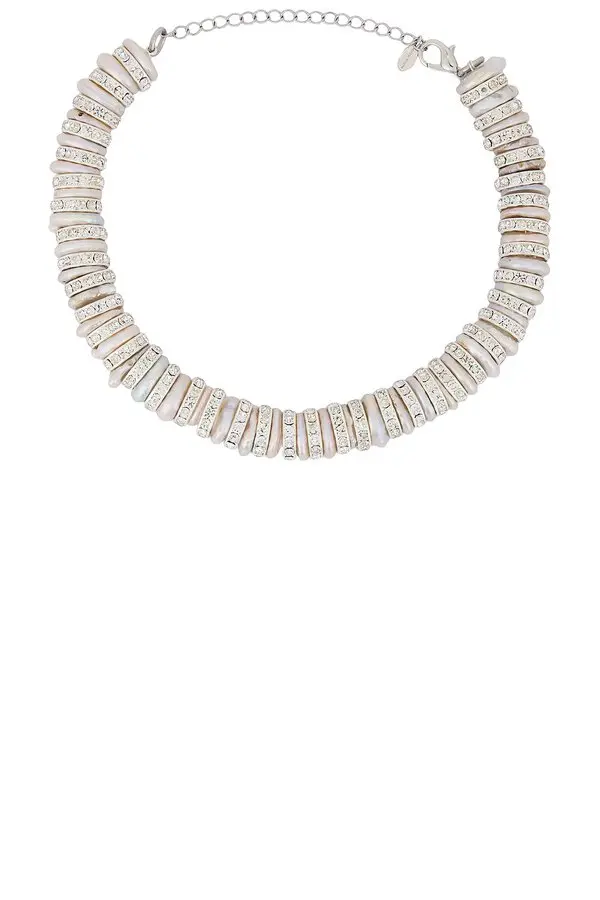 Magda Butrym Crystal Necklace - Silver