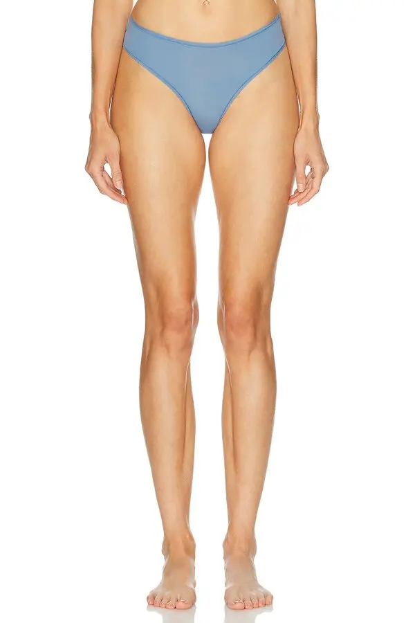 SKIMS Fits Everybody Thong In Blue - Arctic