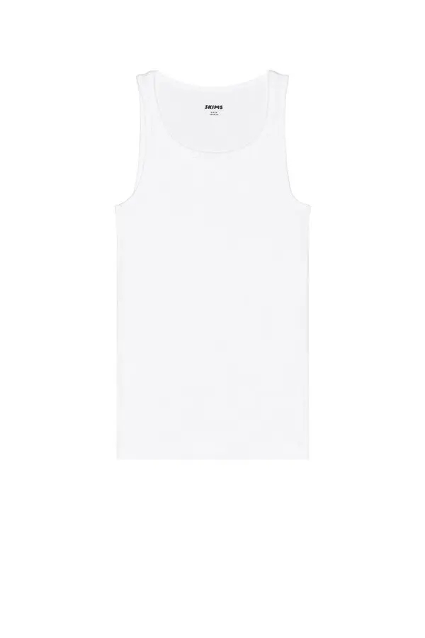 SKIMS Cotton Rib Tank 3-pack - Chalk