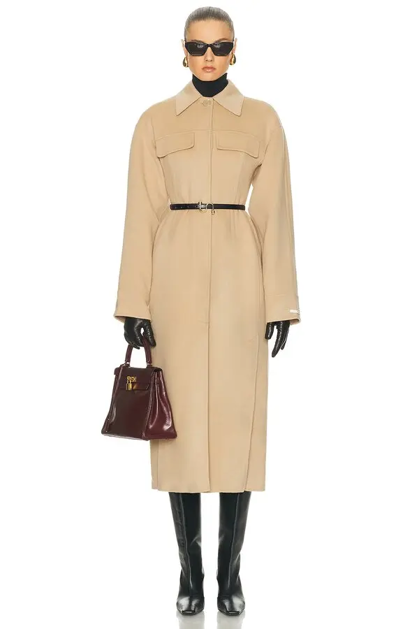 Sportmax Olio Coat - Camel