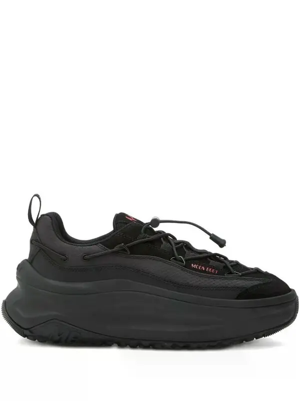 Moon Boot Lace-up Platform Sneakers - Black
