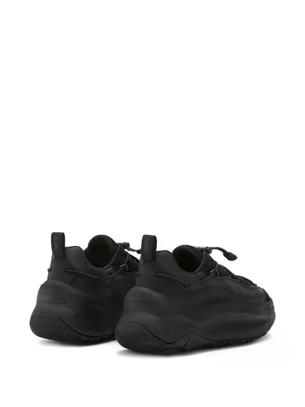 Moon Boot Lace-up Platform Sneakers - Black