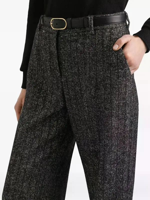 Dolce & Gabbana Striped Tweed Trousers