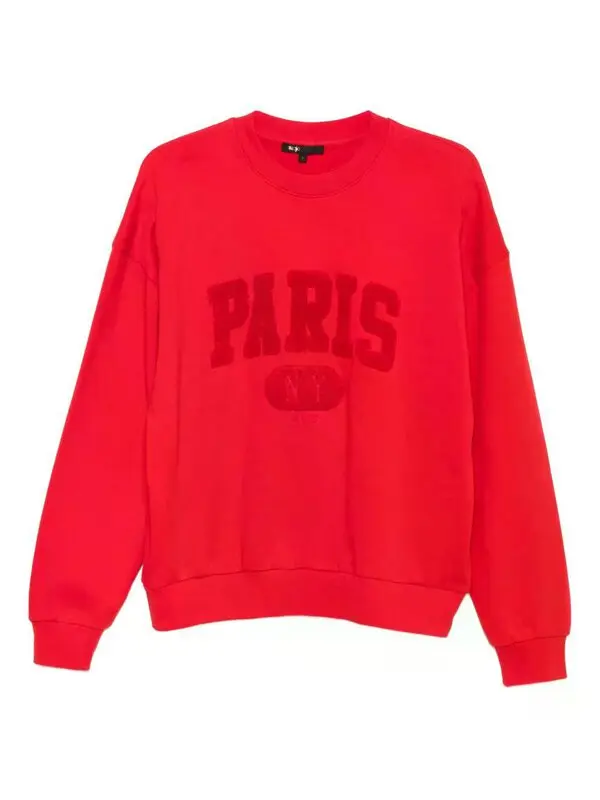 Maje Paris-embellished Sweatshirt