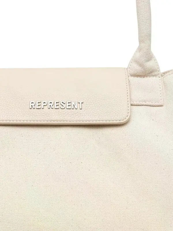 REPRESENT Logo-plaque Tote Bag