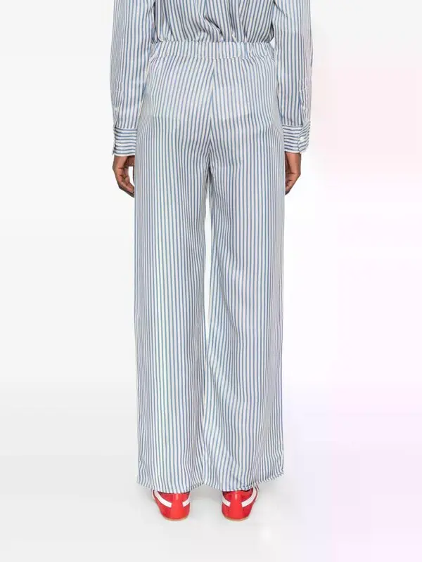 Maison Labiche Oudin Striped Wide-leg Trousers