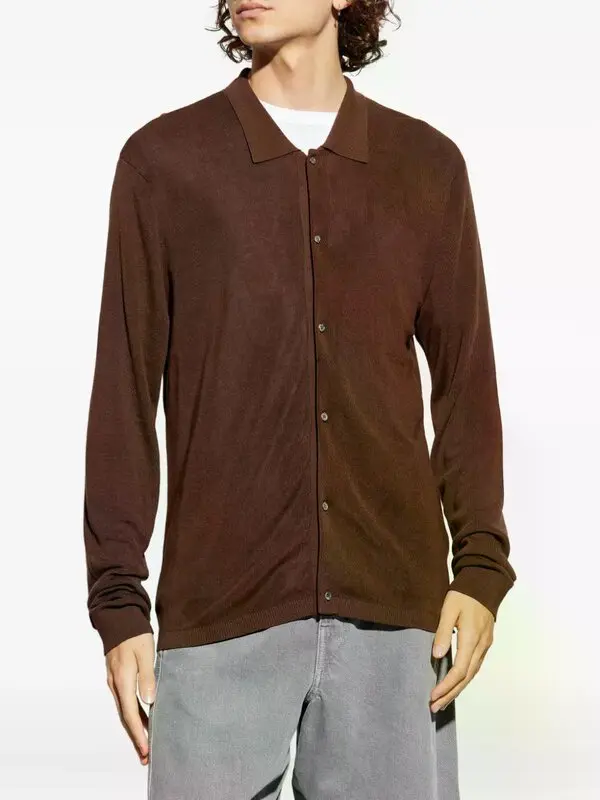 Officine Générale Button-fastening Cardigan - Brown