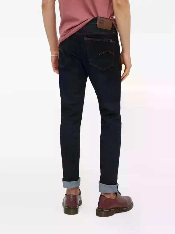 G-star Raw Embroidered Slim-fit Jeans