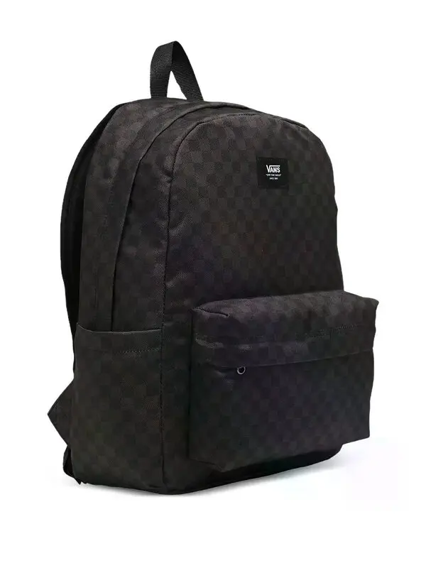VANS Old Skool Check-pattern Backpack - Black