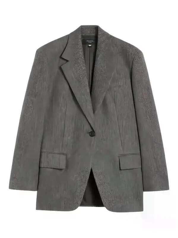 Max Mara Herringbone Single-breasted Blazer